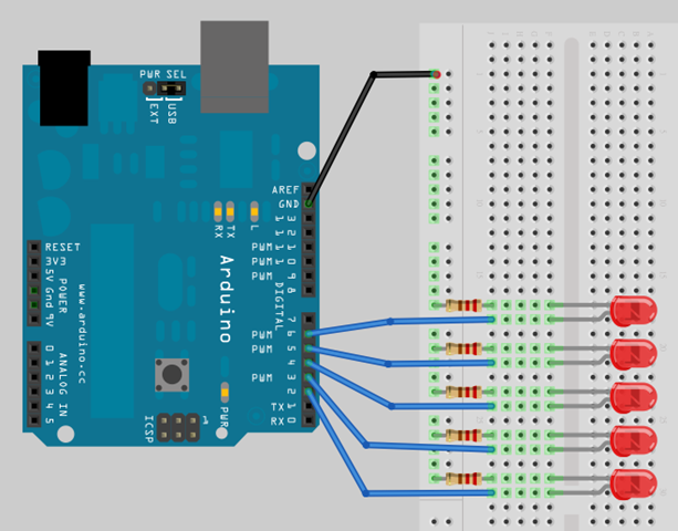 Cooper Maa: Arduino 筆記 – 透過 Serial 通訊控制 LED